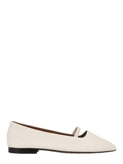 ATP ATELIER Loria Nappa Flats - Linen