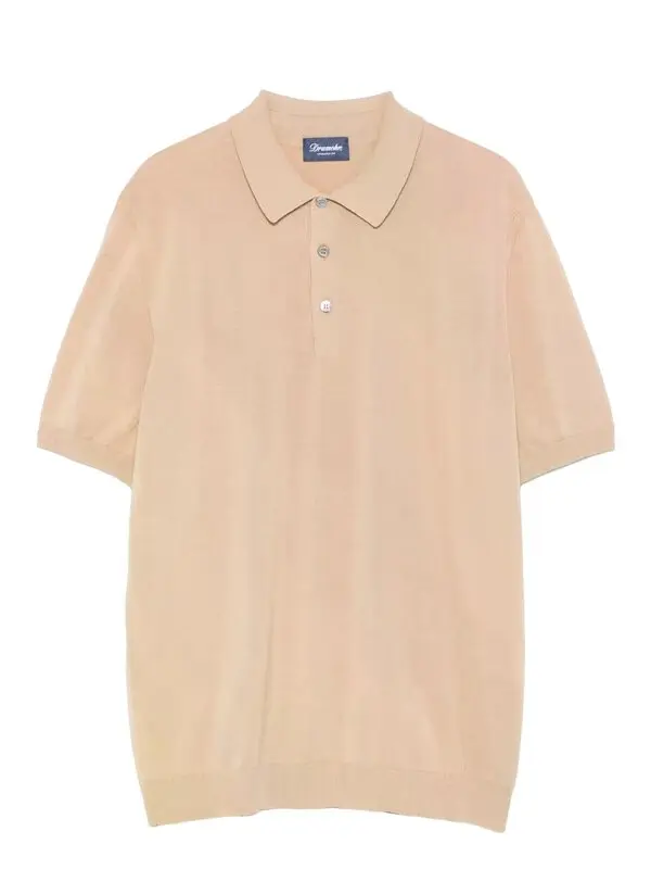 DRUMOHR Cotton Polo Shirt - Neutrals