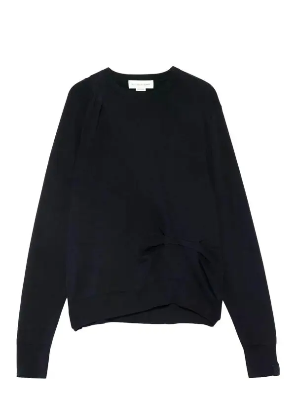 Victoria Beckham Draped Sweater - Blue