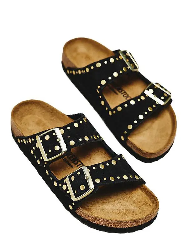 BIRKENSTOCK Arizona Rivets Sandals - Black