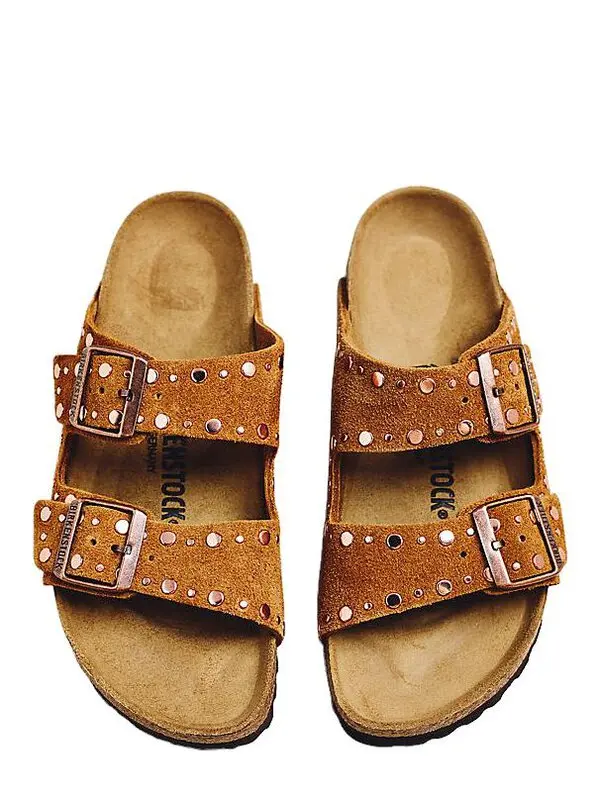 BIRKENSTOCK Arizona Rivets Sandals - Mink