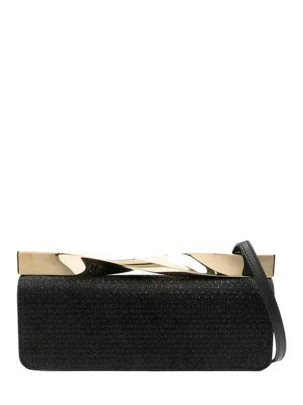 AQUAZZURA Twist Shoulder Bag - Black