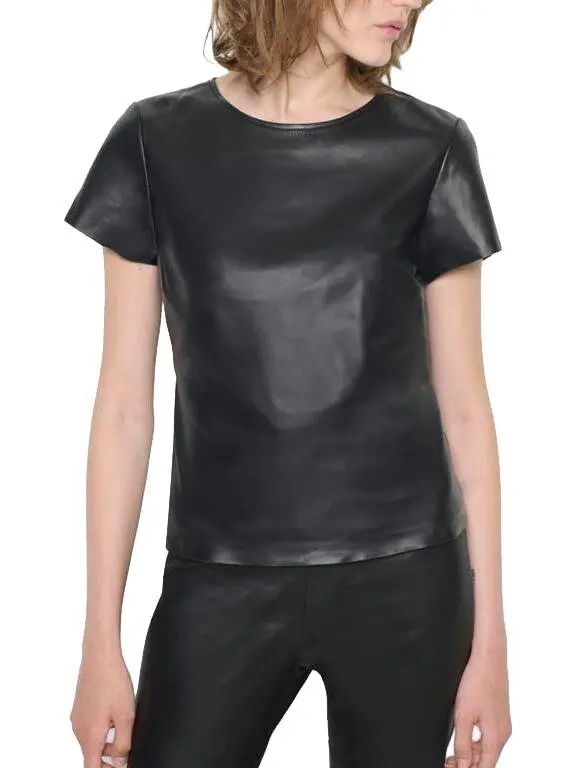 AS By DF As B Y Df Miller Baby Tee - Black
