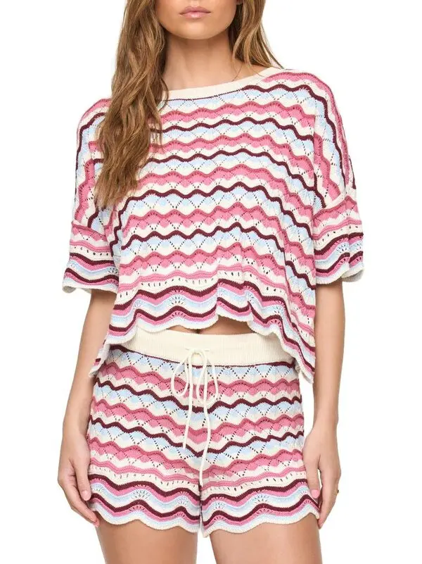 L*Space Sun Chaser Stripe Top - Sand In Hand