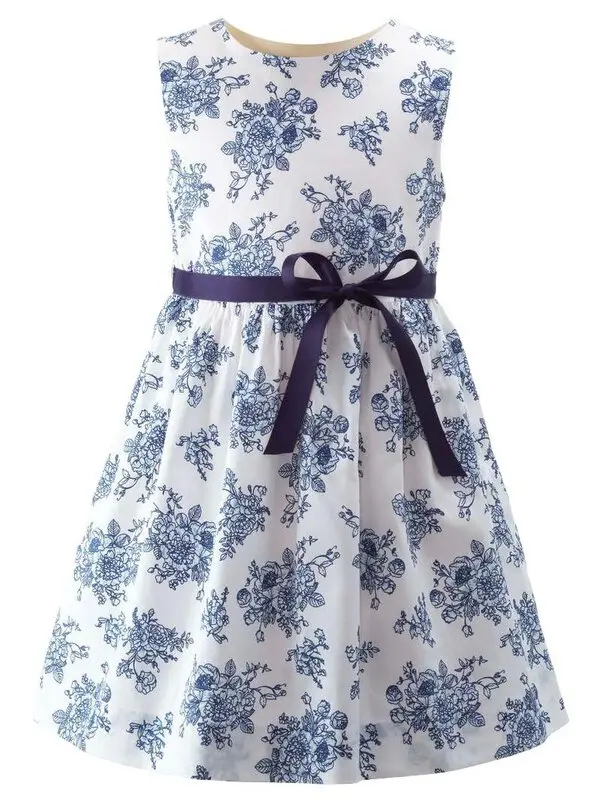 RACHEL RILEY Floral Toile Dress - Navy
