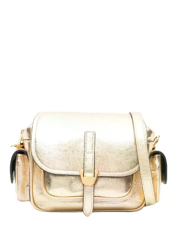 COCCINELLE Mini Campus Crossbody Bag - Gold