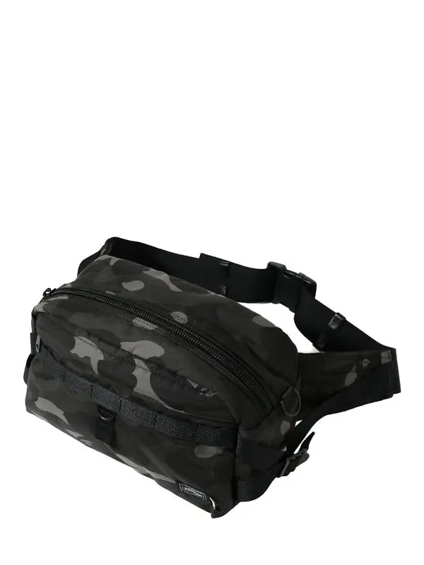 A BATHING APE X Porter Camo Waist Bag - Black