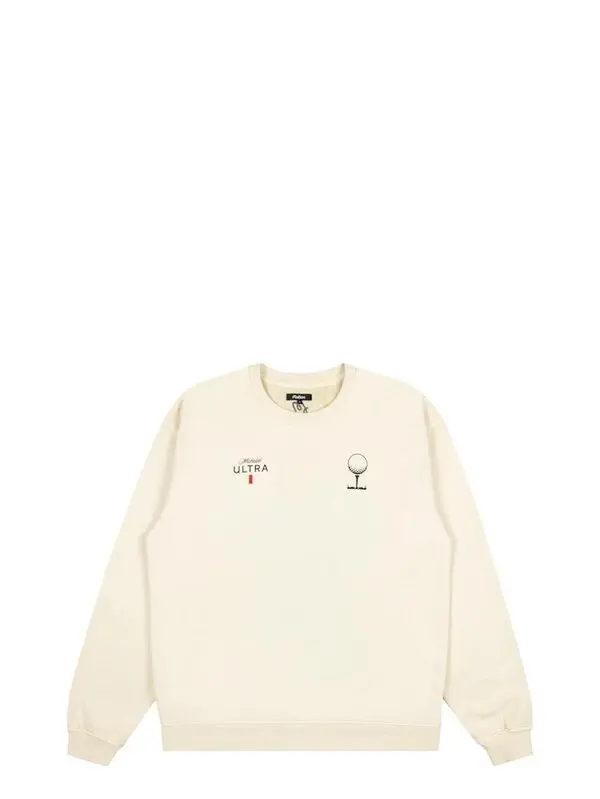 MALBON X Michelob Ultra Crewneck Sweatshirt - Cream