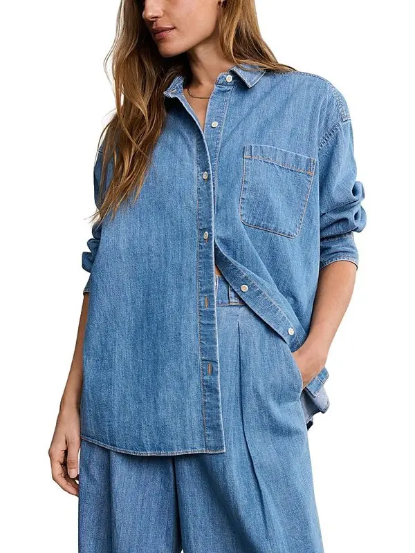 Jenni Kayne Parker Oversized Shirt - Denim