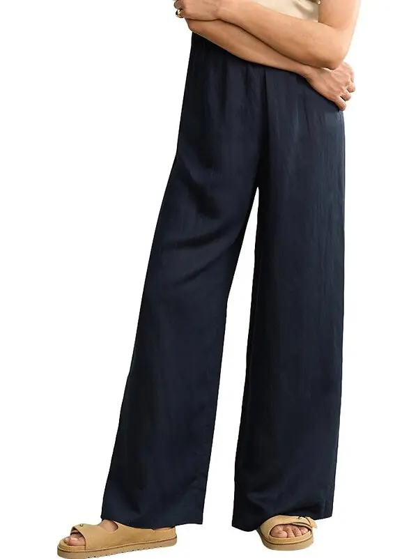 Jenni Kayne Summer Demi Wide Leg Pants - Navy