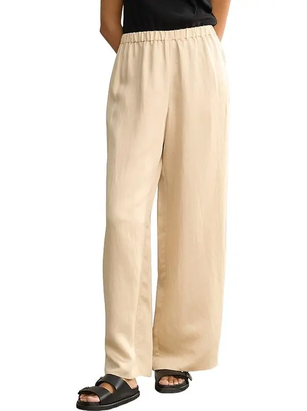 Jenni Kayne Summer Demi Wide Leg Pants - Oatmeal