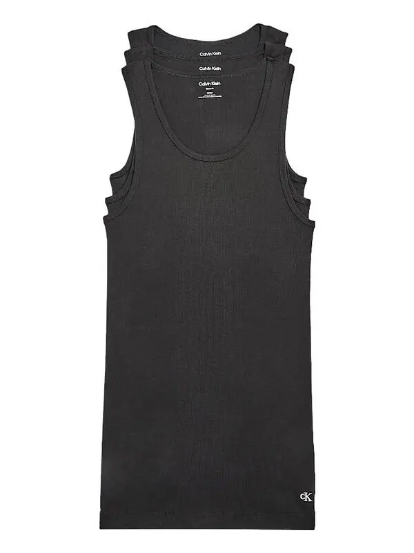 Calvin Klein Classic Tanks Pack Of 3 - Black