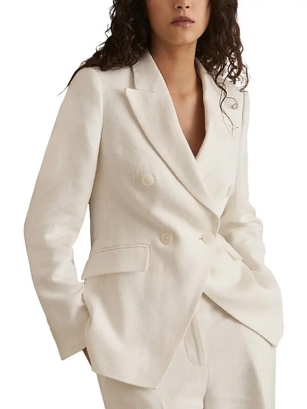 REISS Devon Blazer - White