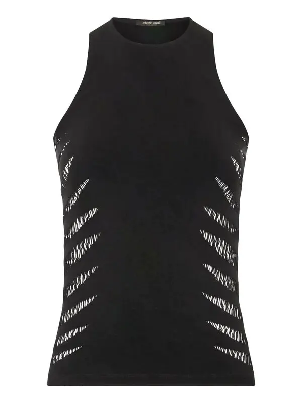 Roberto Cavalli Sleeveless Top - Black