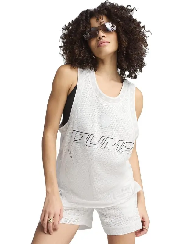 PUMA Hoops Basketball Jersey - White