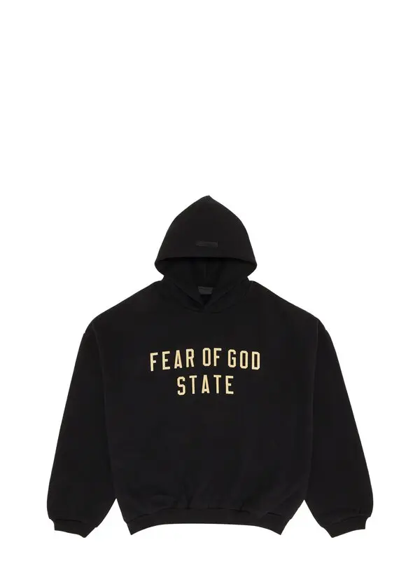 Fear Of God Fleece Hoodie - Black