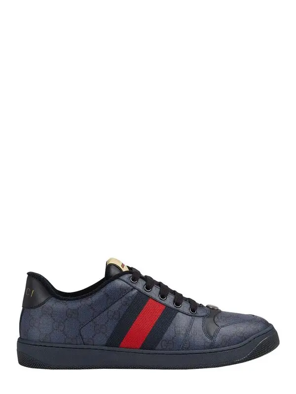 Gucci Screener Gg Supreme Sneakers - Blue
