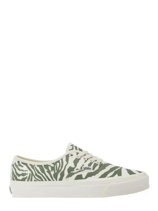 VANS Premium Authentic 44 'olivine Zebra' Sneakers - Green