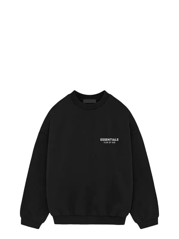 Fear Of God Fleece Crewneck Ii - Black