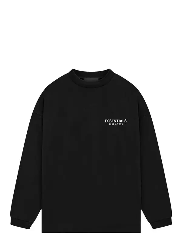 Fear Of God Jersey Long-sleeve Shirt - Black