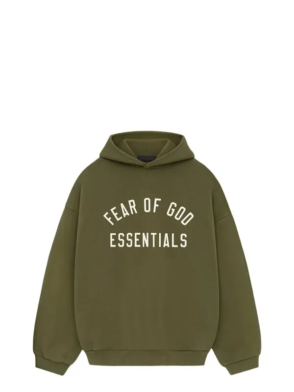 Fear Of God Fleece Hoodie - Green