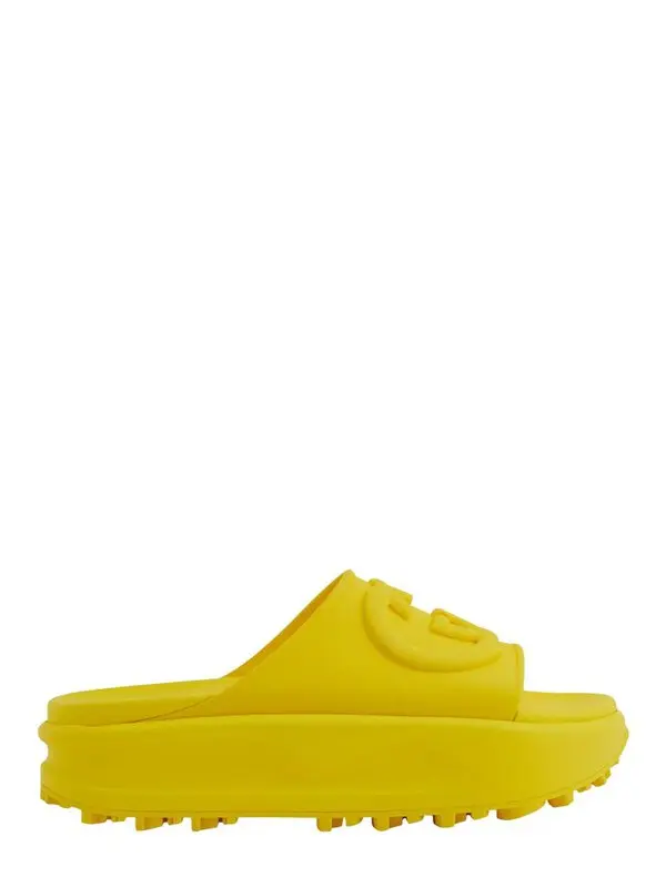 Gucci Harvest' Slide Sandal - Yellow