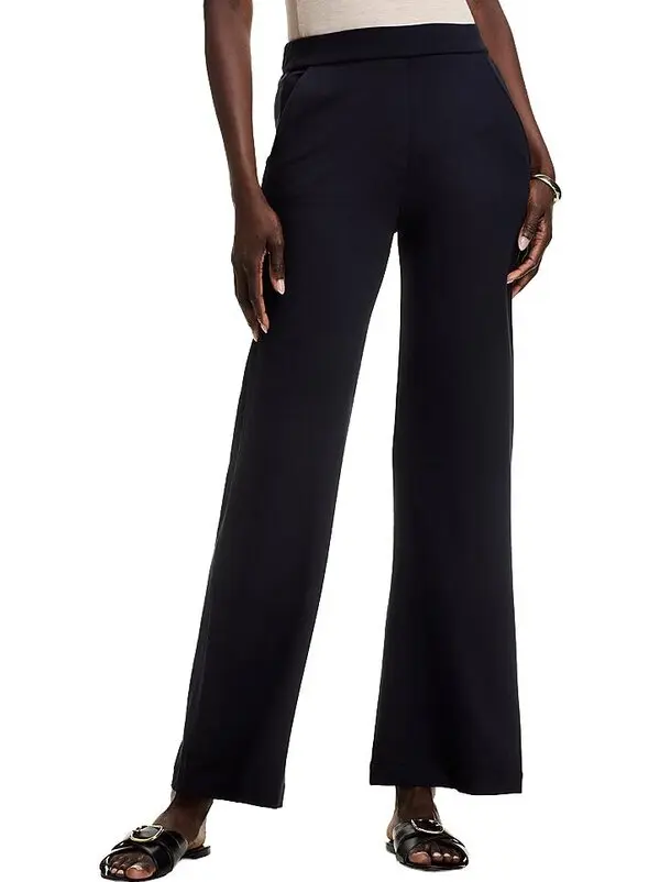 Majestic Filatures French Terry Wide Leg Pants - Marine