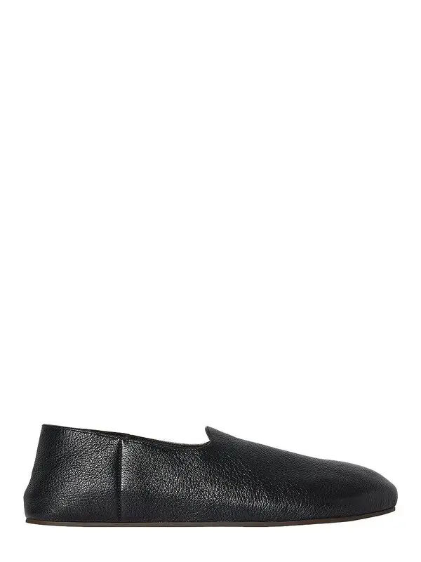 THE ROW Hugh Slip On Flat - Black