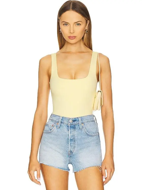 Good American Sculpting Modern Tank Bodysuit - Ray001