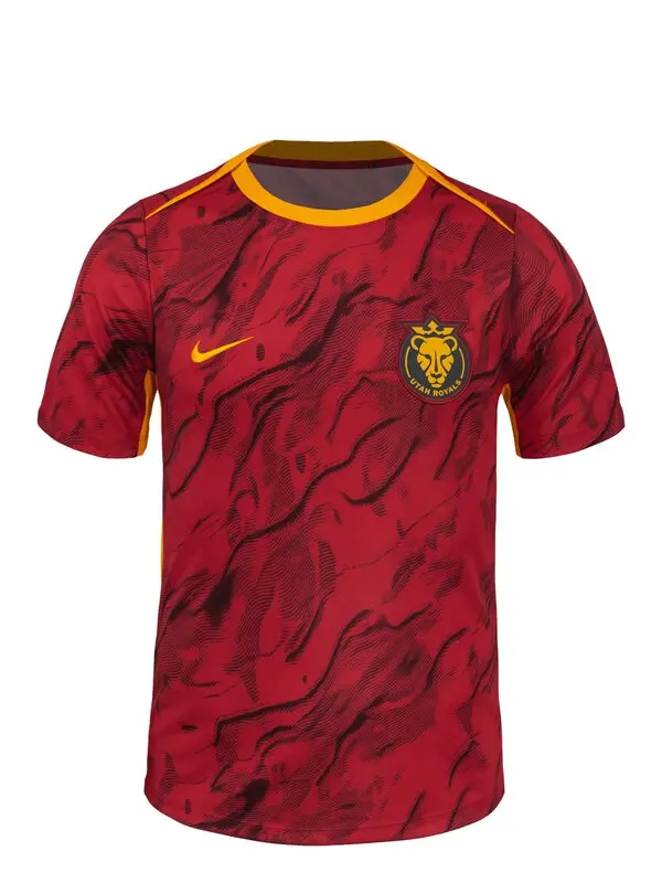 Nike Utah Royals Fc 2025 Nwsl Pre-match Top - Red