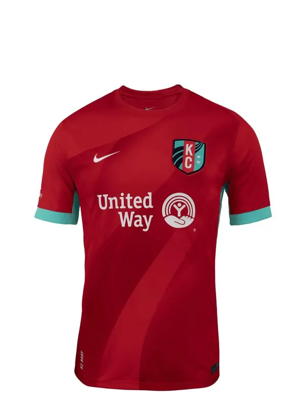 Nike Kc Current 2025 Stadium Home Dri-fit Nwsl Replica Jersey - Red