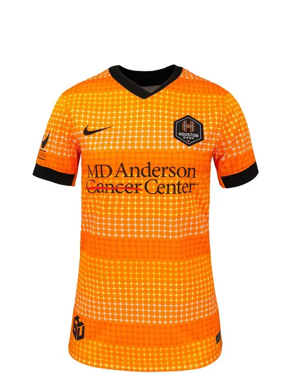 Nike Houston Dash 2025 Stadium Home Dri-fit Nwsl Replica Jersey - Orange