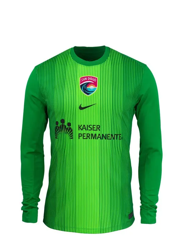 Nike San Diego Wave Fc 2025 Stadium Goalkeeper Nwsl Replica Jersey - Green