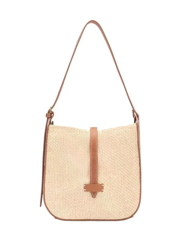 Roberto Cavalli Interwoven Shoulder Bag - Neutrals