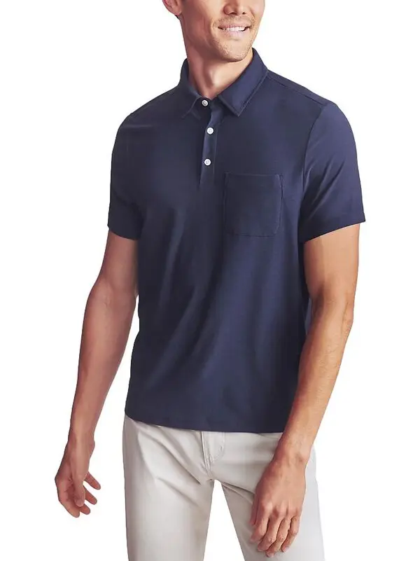 RHONE Wfh Polo Shirt - Navy Heather