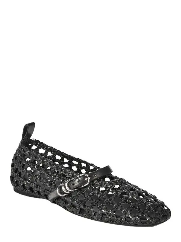 Rag & Bone Spire Mary Jane Flats - Black