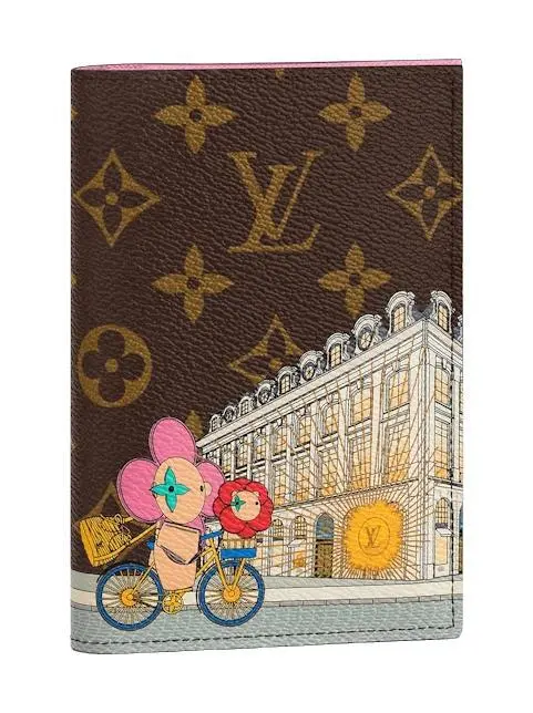 LOUIS VUITTON Passport Cover Vivienne Holiday - Monogram Canvas/pink