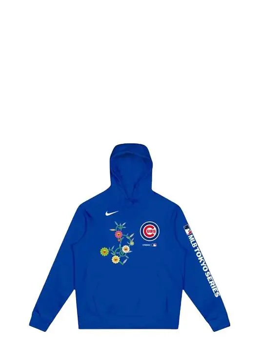 Nike X Takashi Murakami Mlb World Tour Tokyo Series 2025 Cubs Hoodie - Blue