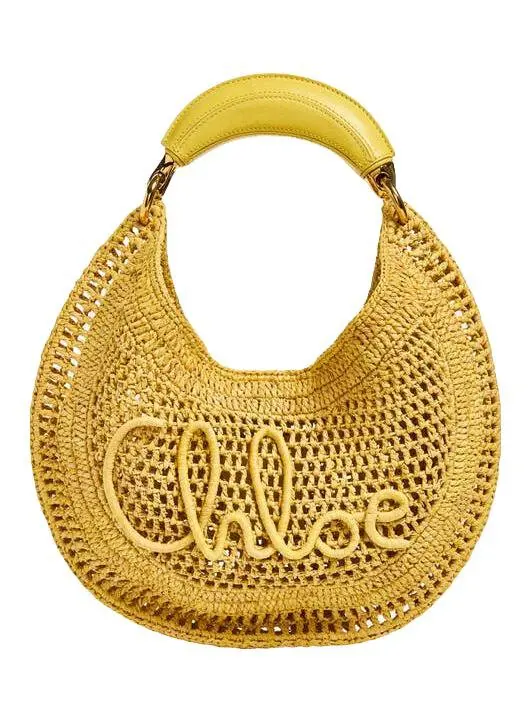 Chloé Raffia Hobo Bag - Radiant Yellow