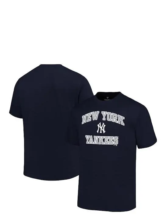 Profile New York Yankees Big & Tall Heart & Soul T-shirt - Navy