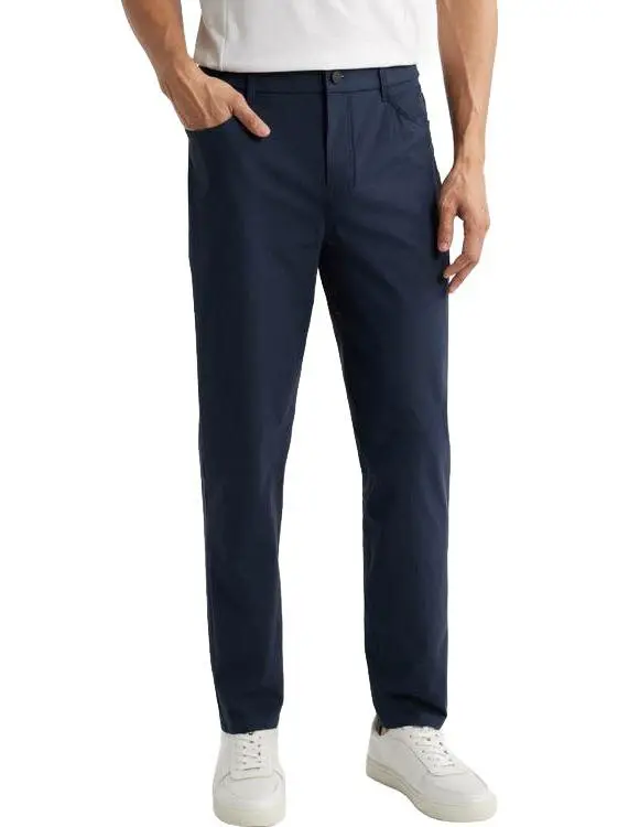 Zella Driver Slim Fit Five-pocket Trousers - Navy Eclipse