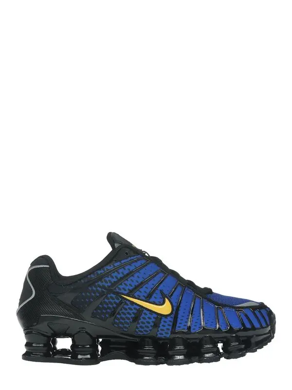 Nike Shox Tl Lyon Blue Sneakers - Black/varsity Maize/metallic Silver