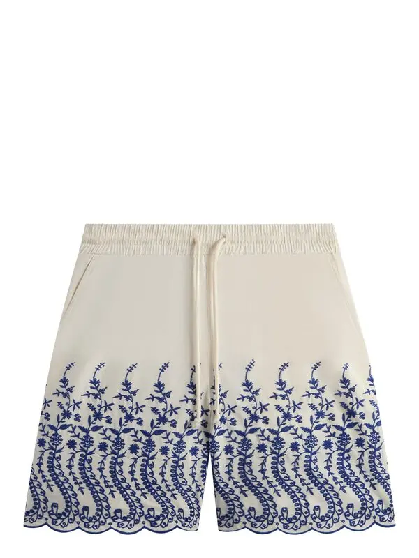 Kith Floral Eyelet Lewis Short - Cream