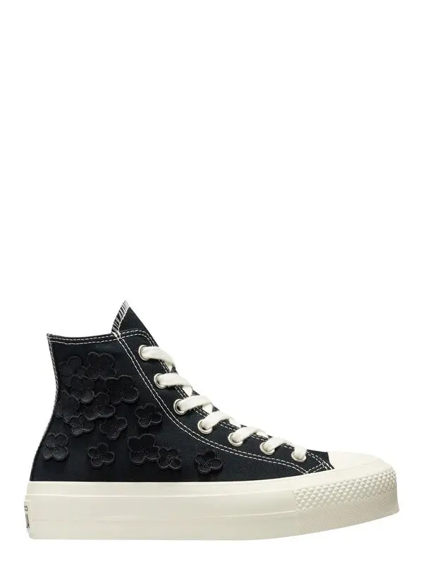 CONVERSE Chuck Taylor All Star Lift High '3d Flowers - Black