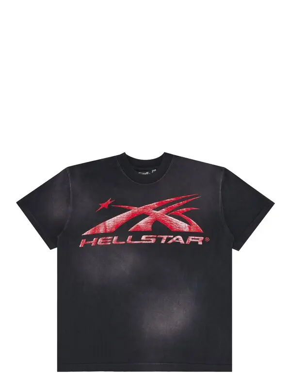 HELLSTAR Gel Sport Logo T-shirt /red - Black