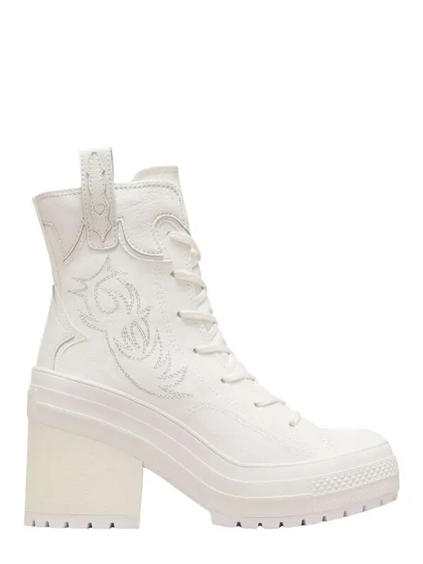CONVERSE Chuck 70 De Luxe Heel Platform High 'western Embroidery - Cream