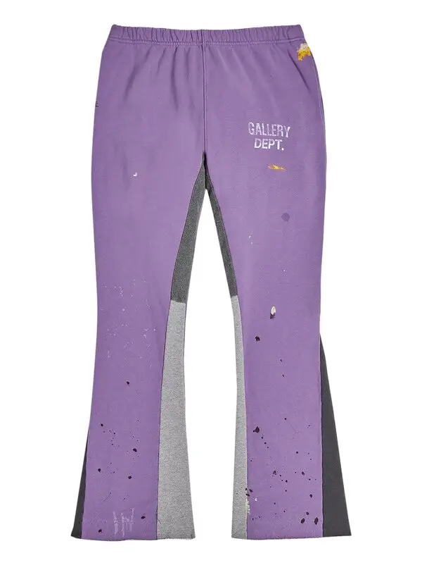 GALLERY DEPT. Gd Painted Flare Sweatpant - Purple
