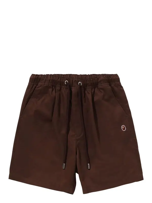 A BATHING APE Ape Head Chino Shorts - Brown