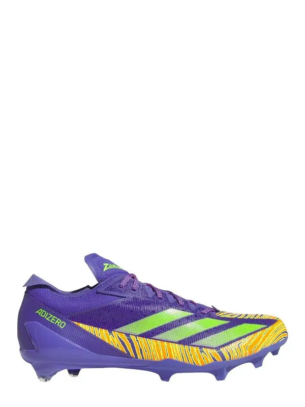 Adidas Zubaz X Adizero Electric Zebra Athletic Sneakers - Purple