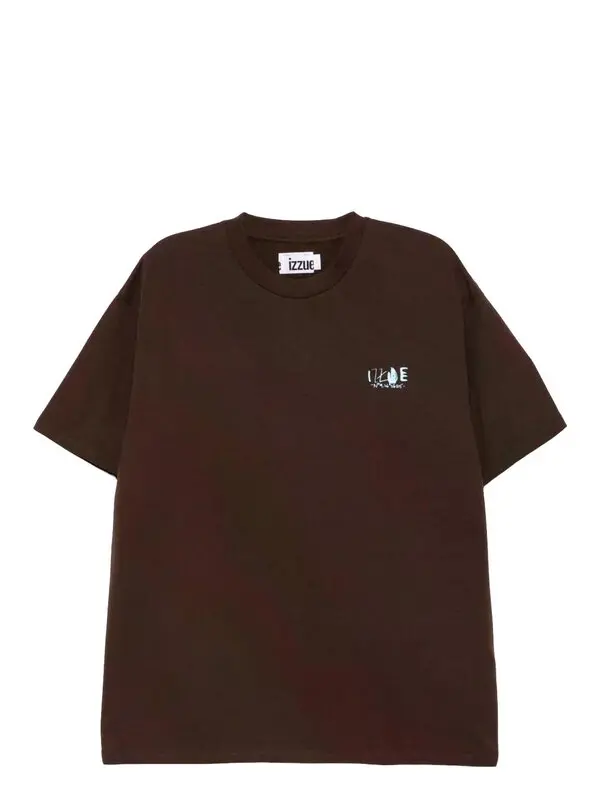 Izzue Graphic-print T-shirt - Brown